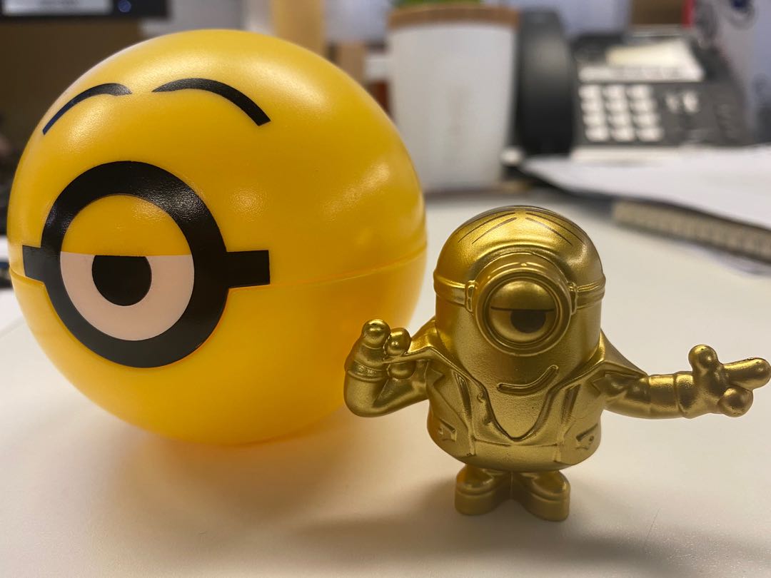 McDonald’s Minion-Gold, Hobbies & Toys, Toys & Games on Carousell