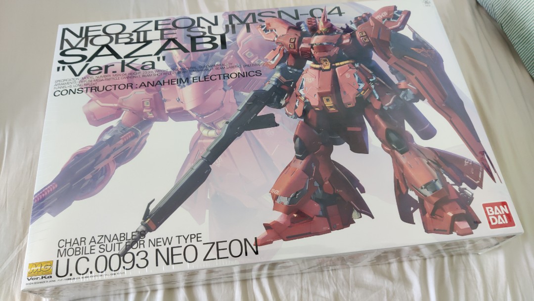 MG Sazabi Ver Ka master grade, Hobbies & Toys, Toys & Games on Carousell