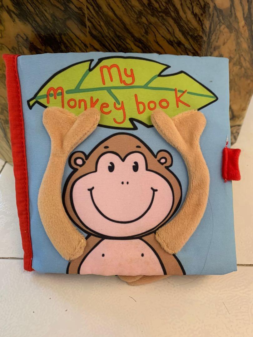 My Monkey Book - Sensory Cloth Book, Hobbies & Toys, Books & Magazines ...