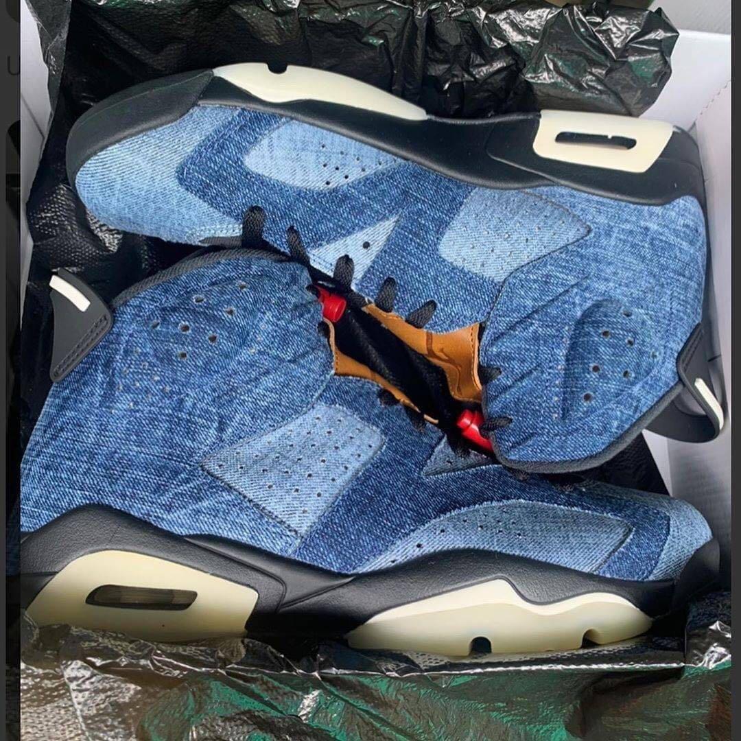 Nike air Jordan 6 denim, Fesyen Pria, Sepatu , Sneakers di Carousell