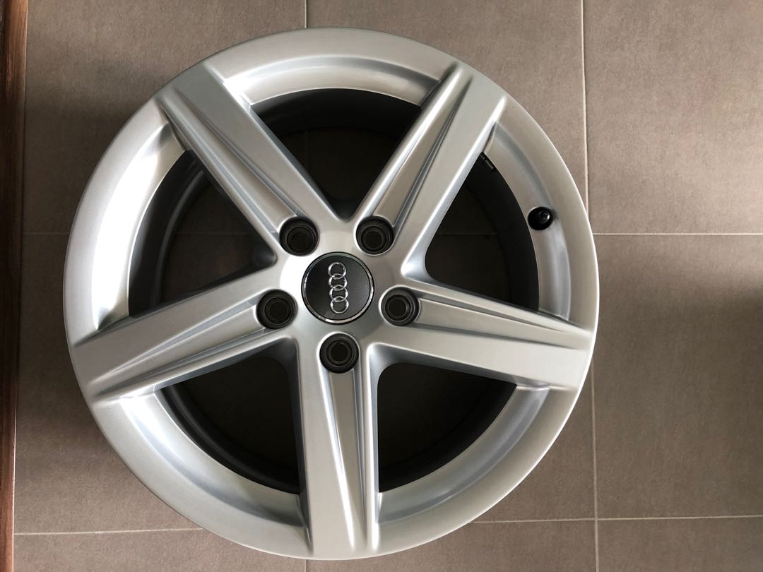 ORIGINAL AUDI RIMS, Car Accessories, Tyres & Rims on Carousell