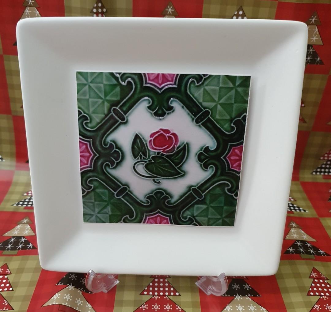 Peranakan Tile Print, Hobbies & Toys, Stationery & Craft, Art & Prints on Carousell