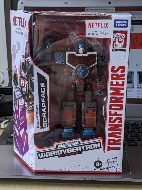 Scrapface Transformers War for Cybertron Netflix Deluxe MISB, Toys ...