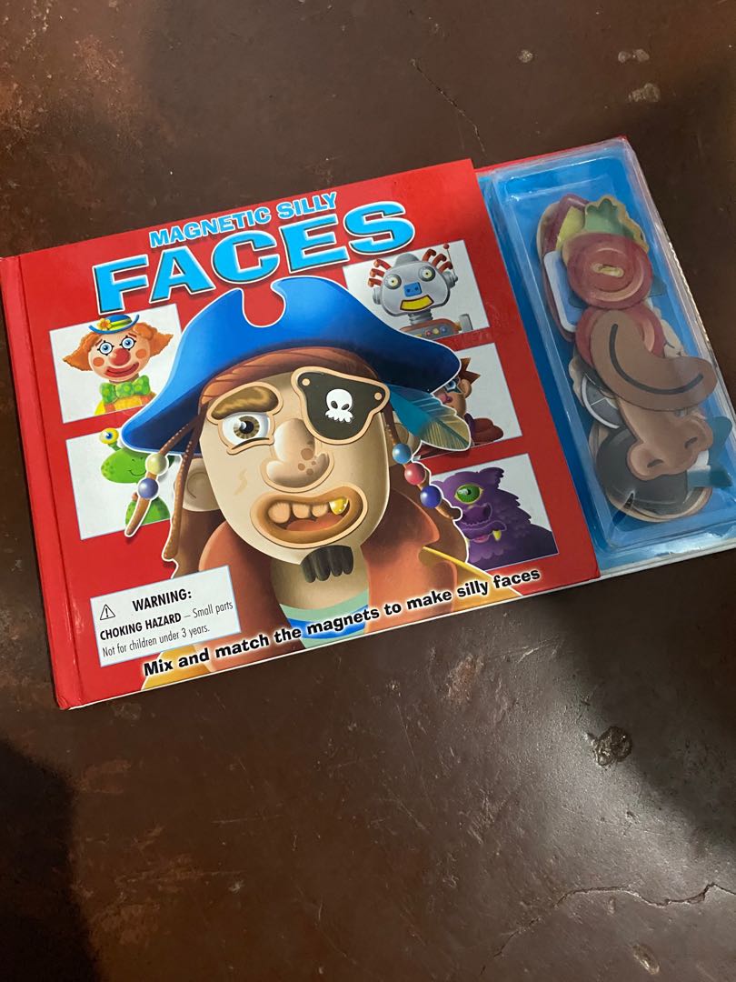 Silly Face Magnetic Book Activity Book, Hobbies & Toys, Books ...