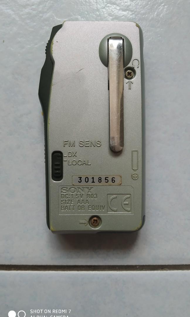 Sony SRF-M55 Radio Receiver, Audio, Portable Music Players on Carousell