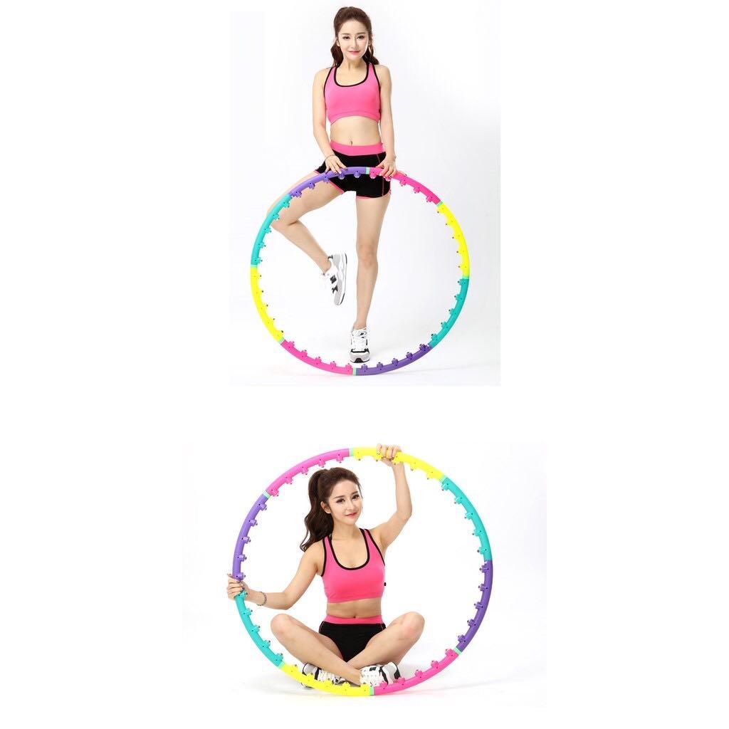Sport Fitness Magnetic Therapy Massage Weight Loss Hula Hoop, Health & Nutrition, Health ...