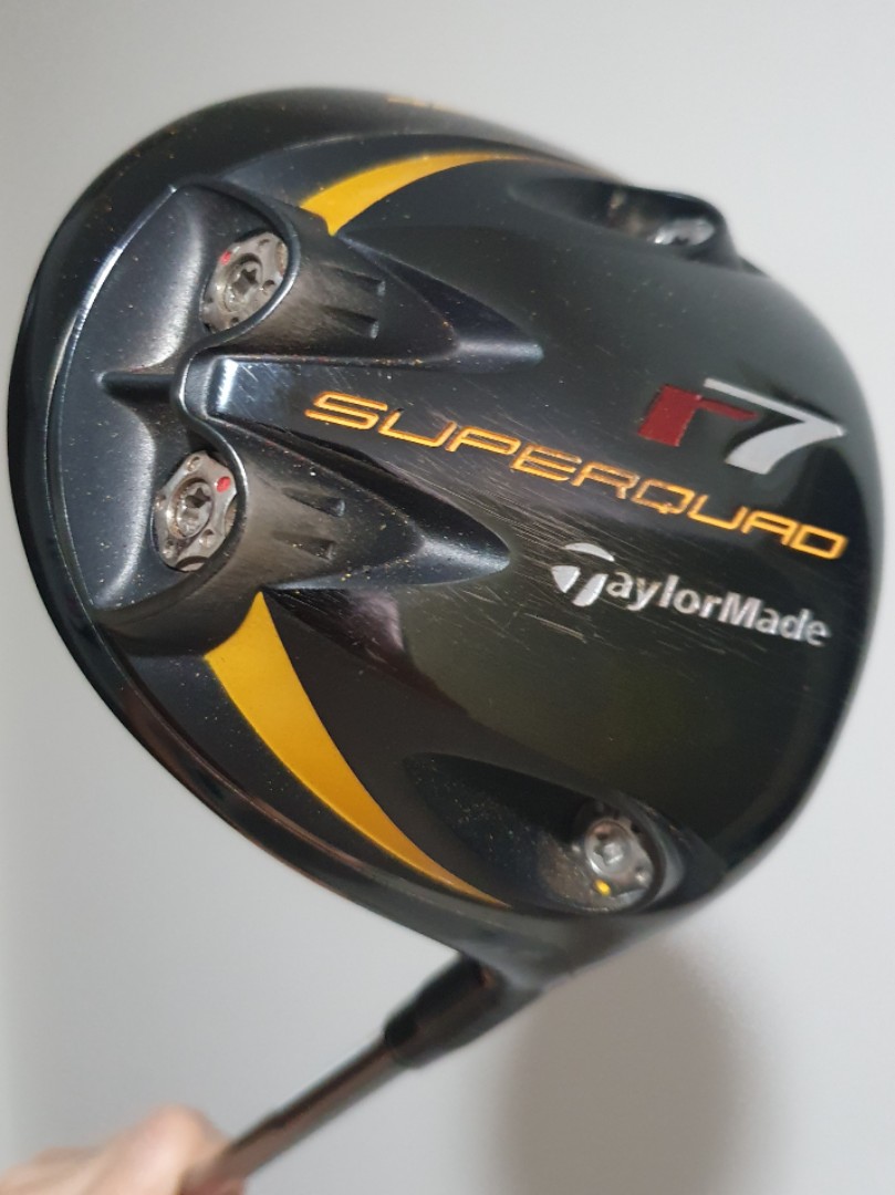 TaylorMade R7 Superquad Driver, Sports Equipment, Sports & Games, Golf ...