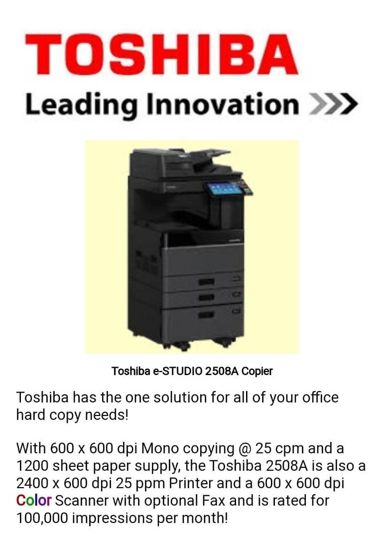 TOSHIBA printer, Computers & Tech, Printers, Scanners & Copiers on ...