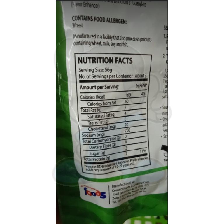 Ulalam Sisig Surprise (7 x 150 g), Food & Drinks, Local Eats on Carousell