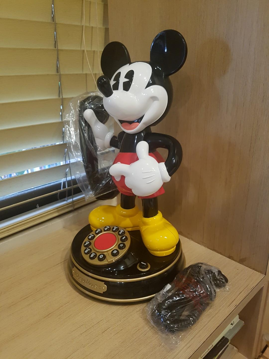 Vintage Mickey Mouse Animated Talking Telephone Disney Phone 1997 ...