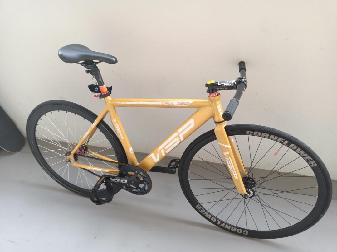 Gold Visp fixie, Sports Equipment, Bicycles & Parts, Bicycles, Fixies ...