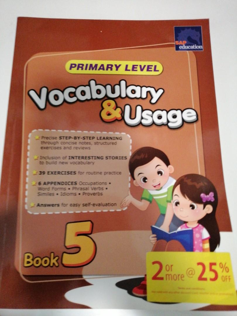 Vocabulary and Usage-Book 5, Hobbies & Toys, Books & Magazines ...