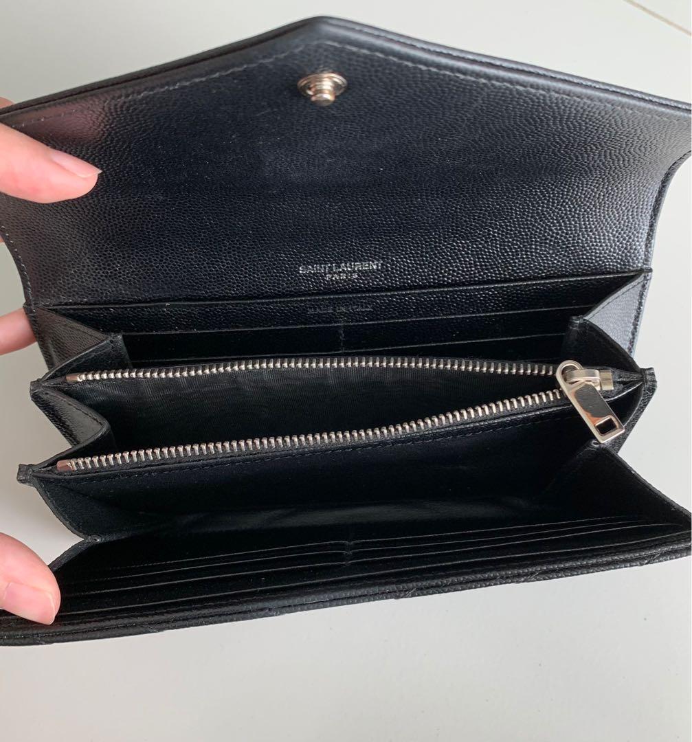 YSL Saint Laurent Long Wallet, Luxury, Bags & Wallets on Carousell