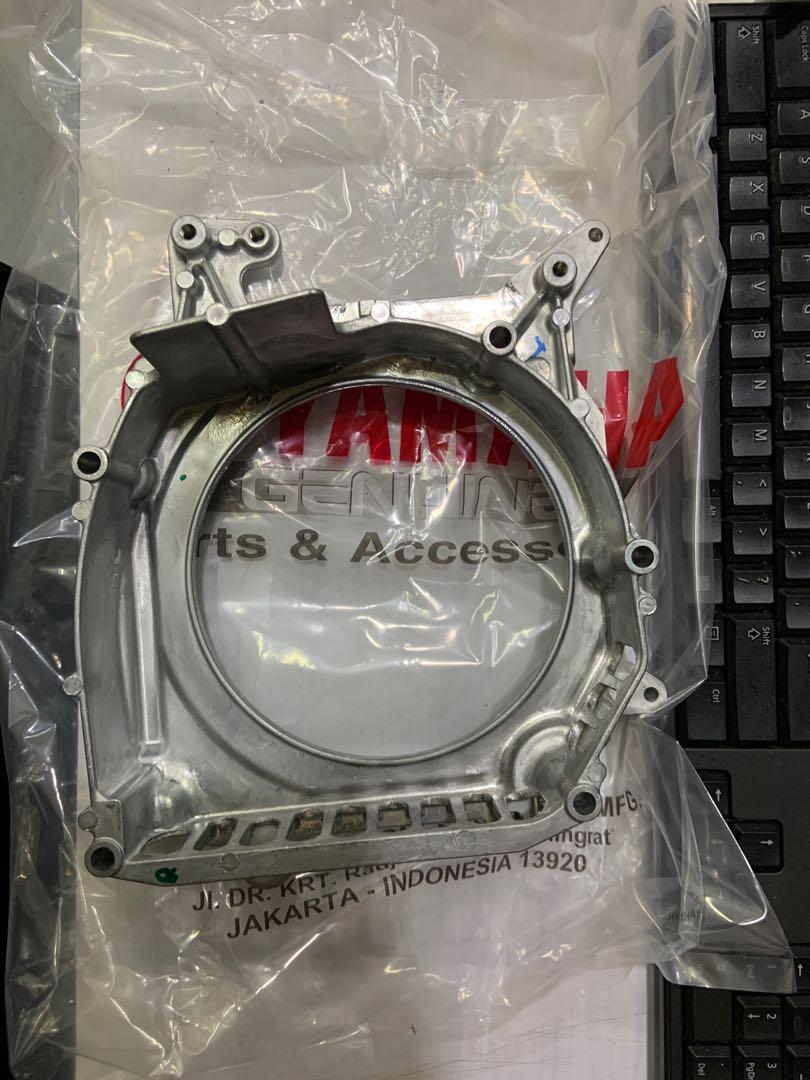 Aerox Radiator fan cover, Motorcycles, Motorcycle Accessories on Carousell