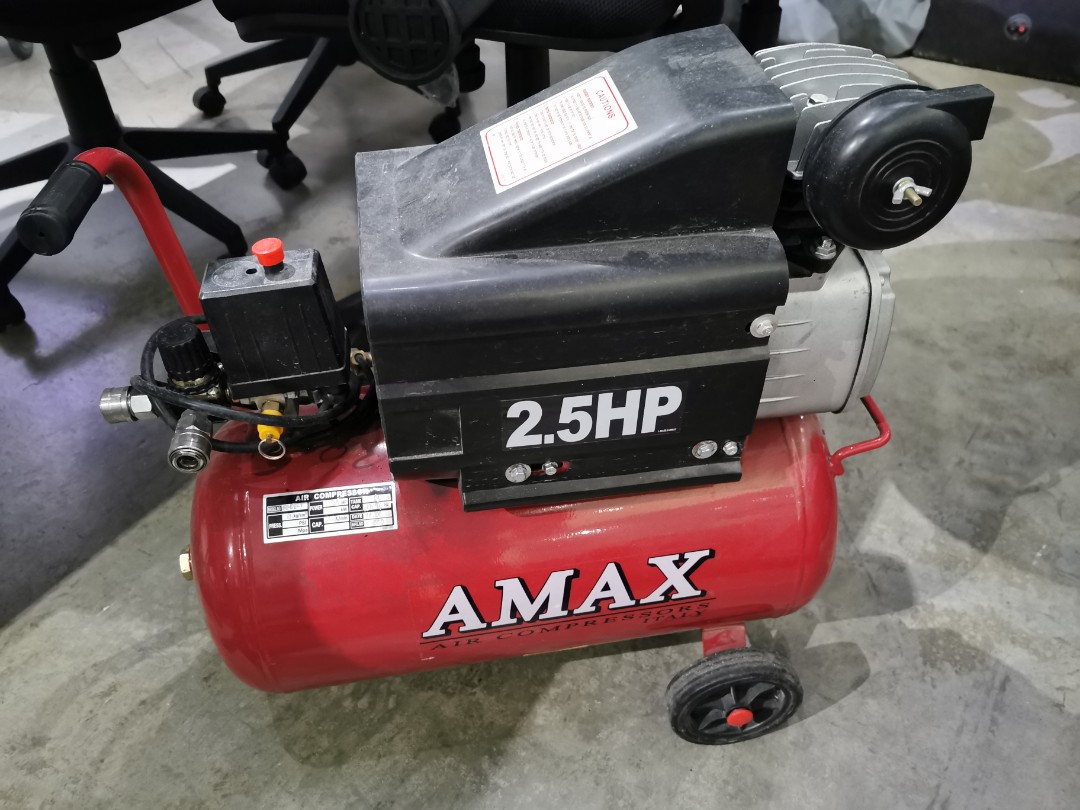 AMAX Air Compressor 2.5HP/24L, Everything Else on Carousell