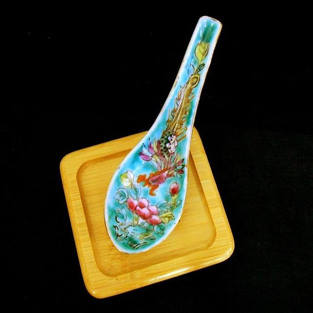 Antique famille rose Chinese Peranakan Nonya Spoons, 4 pcs, Furniture ...