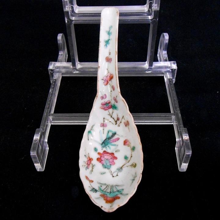 Antique famille rose Chinese Peranakan Nonya Spoons, 4 pcs, Furniture ...