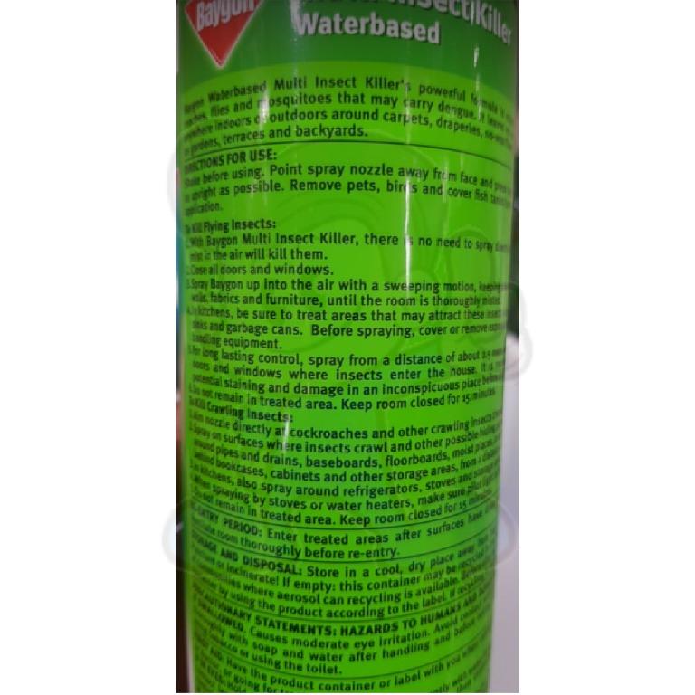 Baygon Multi Insect Killer Spray - Waterbased 600 ml, Everything Else ...