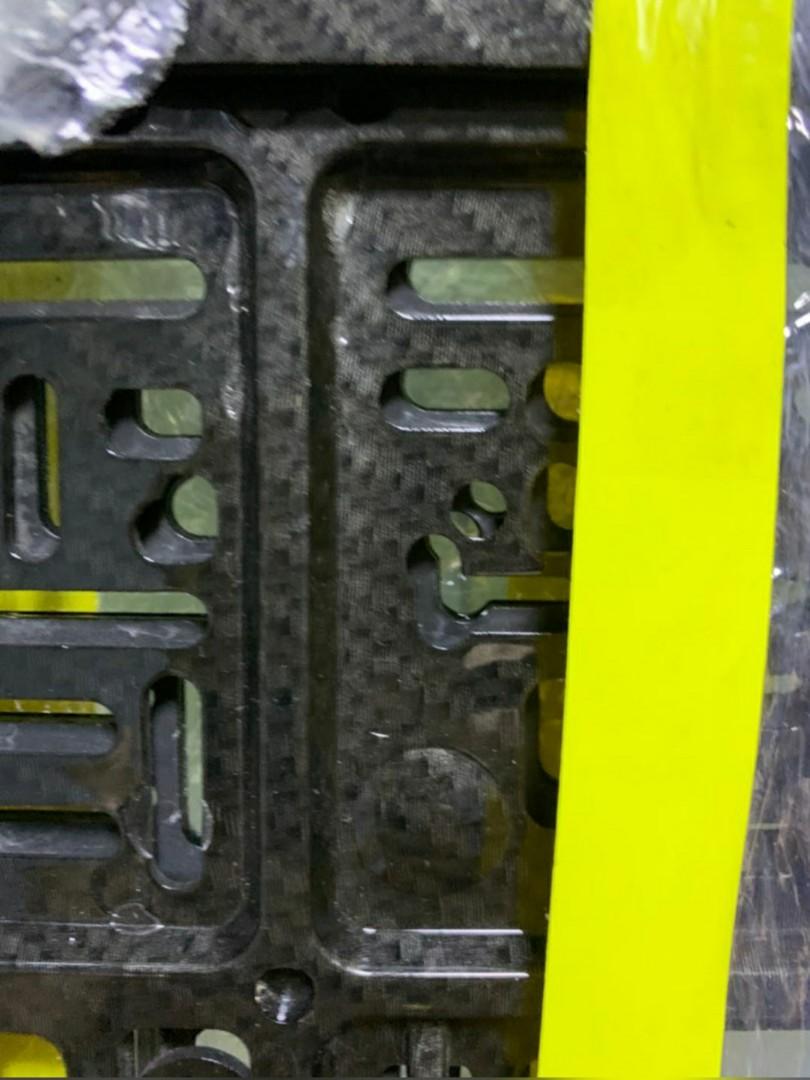 Carbon Square Plate Holder / Frame, Car Accessories, Car Plates on ...