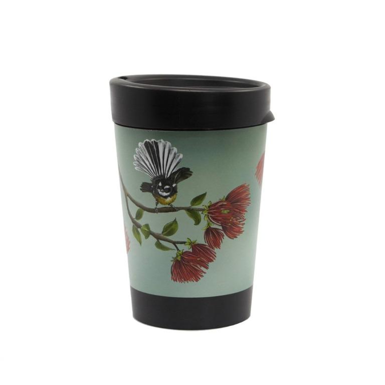 Cuppa Coffee Cup (12 oz.) - Pohutukawa Fantail Design, Furniture & Home ...