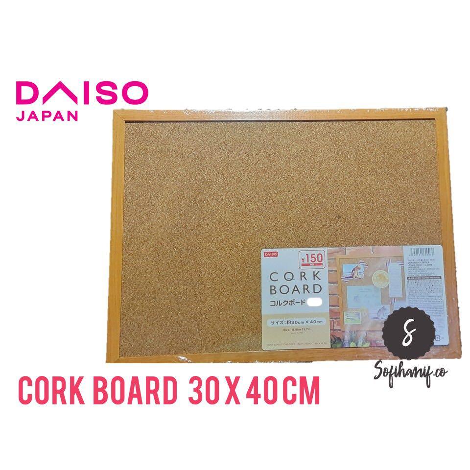 Daiso craft cork board, Free Items on Carousell