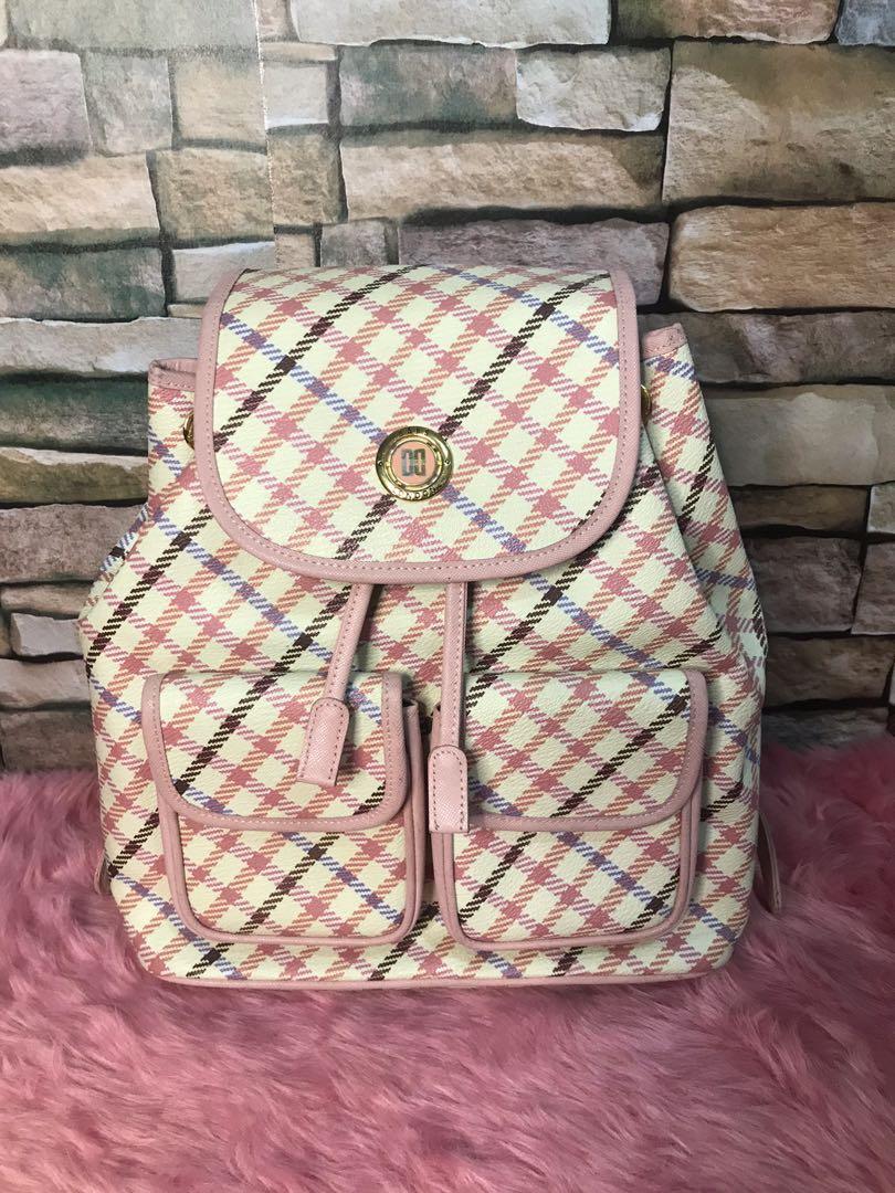 DAKS London Pink Backpack, Women's Fashion, Bags & Wallets, Backpacks ...
