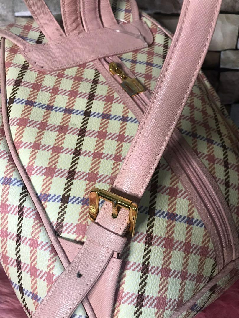 DAKS London Pink Backpack, Women's Fashion, Bags & Wallets, Backpacks ...