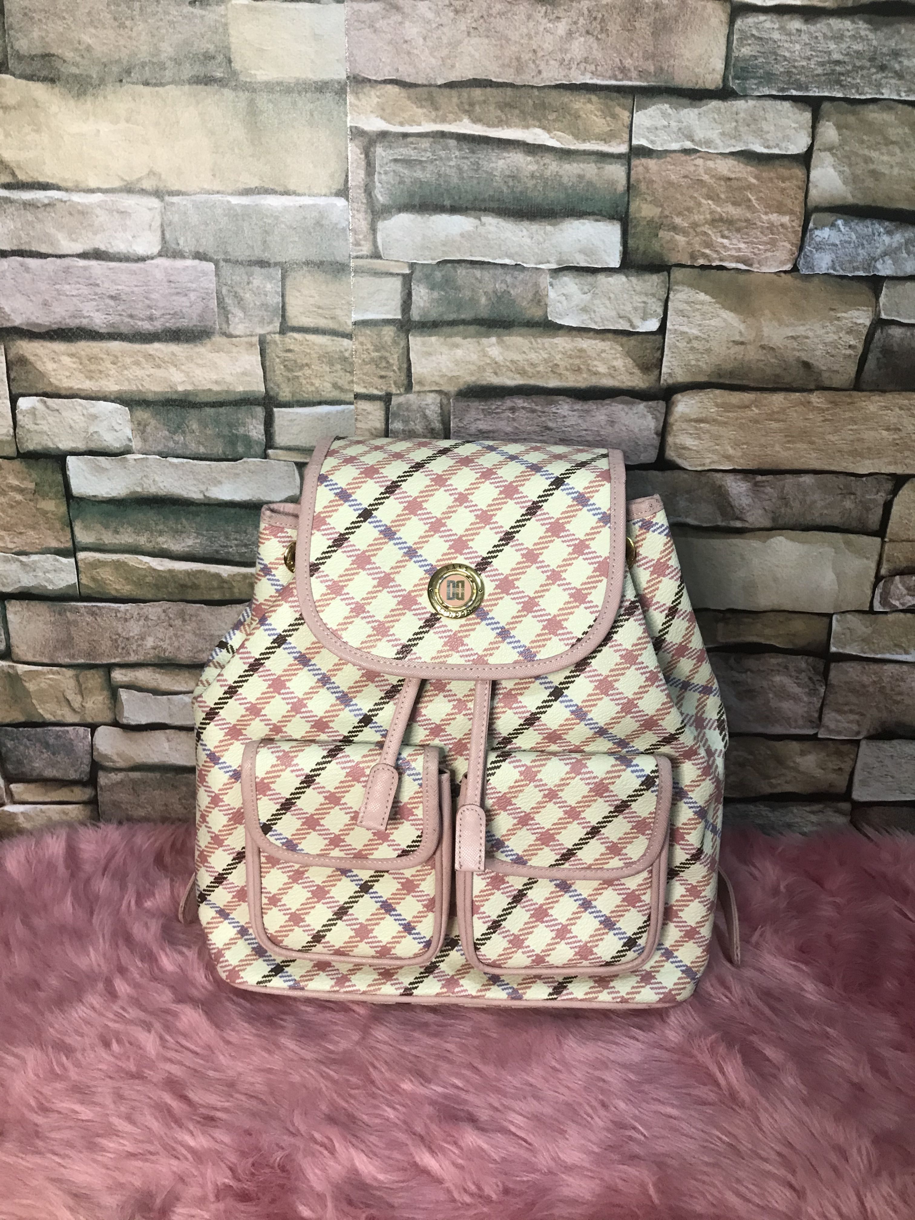 DAKS London Pink Backpack, Women's Fashion, Bags & Wallets, Backpacks ...