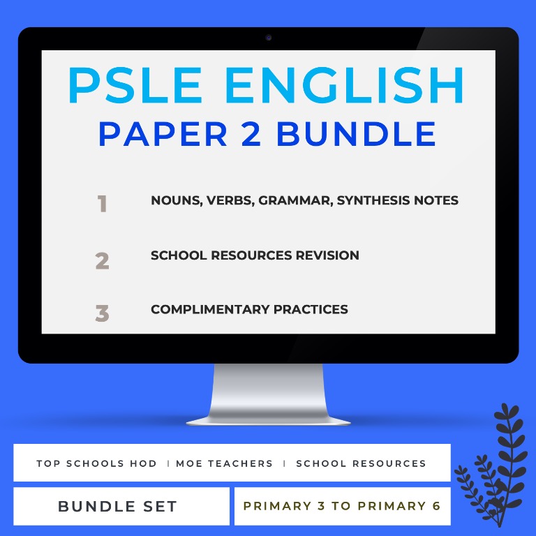 [English] PSLE PAPER 2 BUNDLE - Top School Teacher's Resources, Books ...