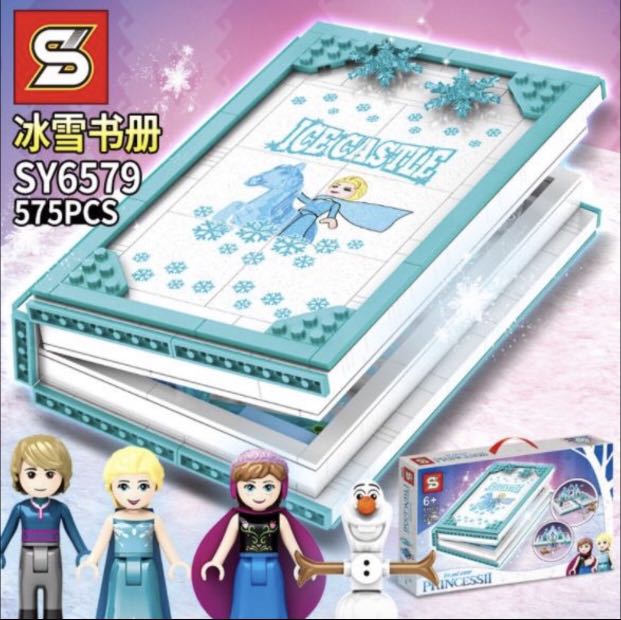Frozen Book Building Bricks, Hobbies & Toys, Toys & Games on Carousell
