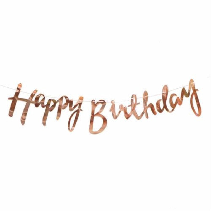 Happy Birthday Cursive Banner Hobbies Toys Stationary Craft happy-birthday-cursive-banner-hobbies-toys-stationary-craft