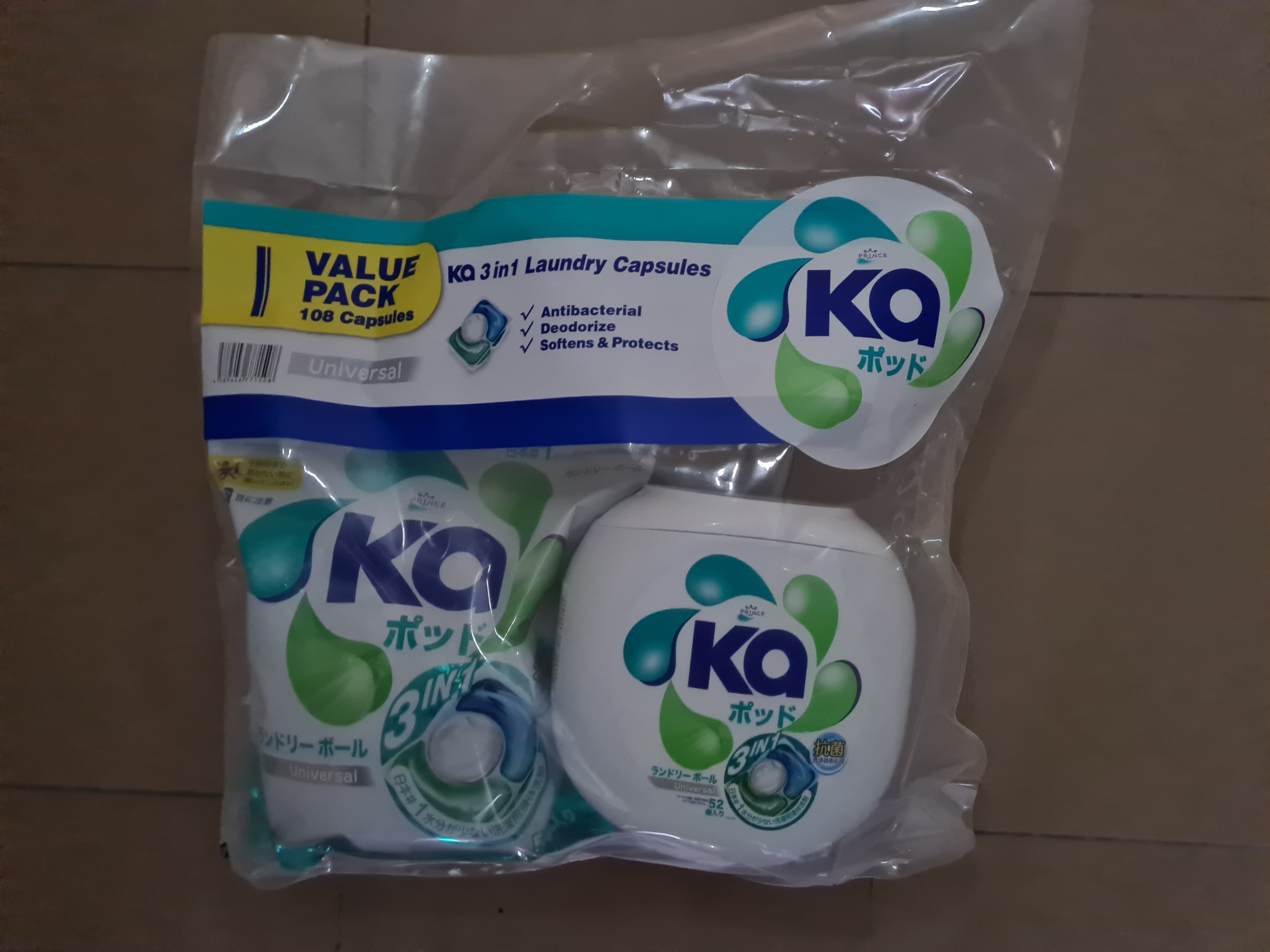 Ka Laundry capsules 3 in 1, Furniture & Home Living, Cleaning & Homecare Supplies, Detergents on ...