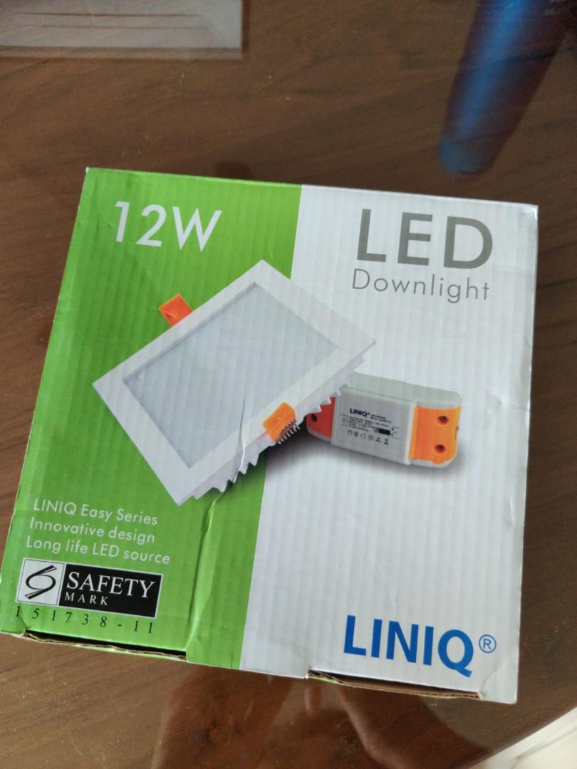Liniq LED Downlight, Furniture & Home Living, Lighting & Fans, Lighting ...