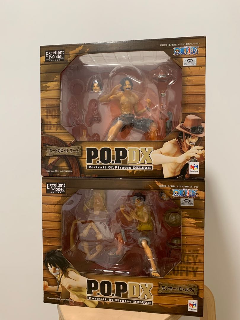 Megahouse P.O.P DX Deluxe Luffy & Ace, Hobbies & Toys, Toys & Games on ...