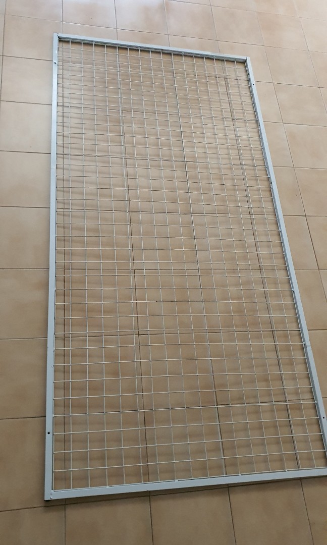 Metal Wire mesh display rack with frame, Furniture & Home Living ...