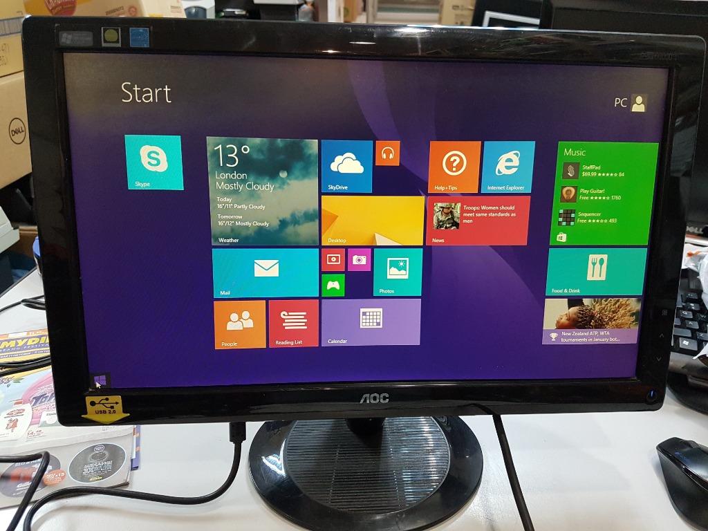 Monitor AOC 2036S 20 inch TFT20W90PS, Computers & Tech, Parts ...