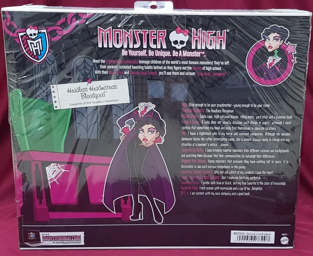 Monster High Headless Headmistress Bloodgood, Hobbies & Toys ...