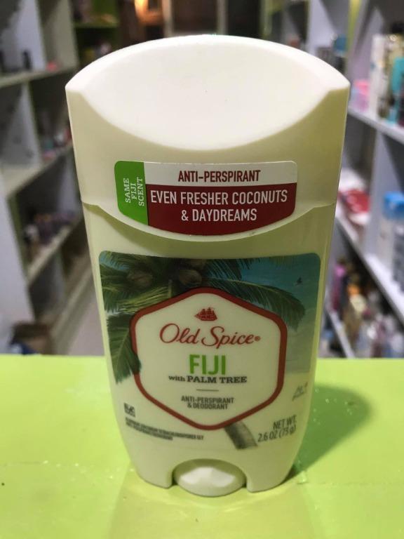 OLD SPICE Fiji with Palm Tree Anti-Perspirant 73g, Beauty & Personal ...