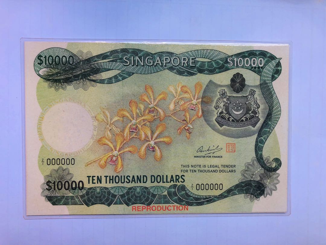 Orchid reproduction $10,000 note., Hobbies & Toys, Memorabilia ...