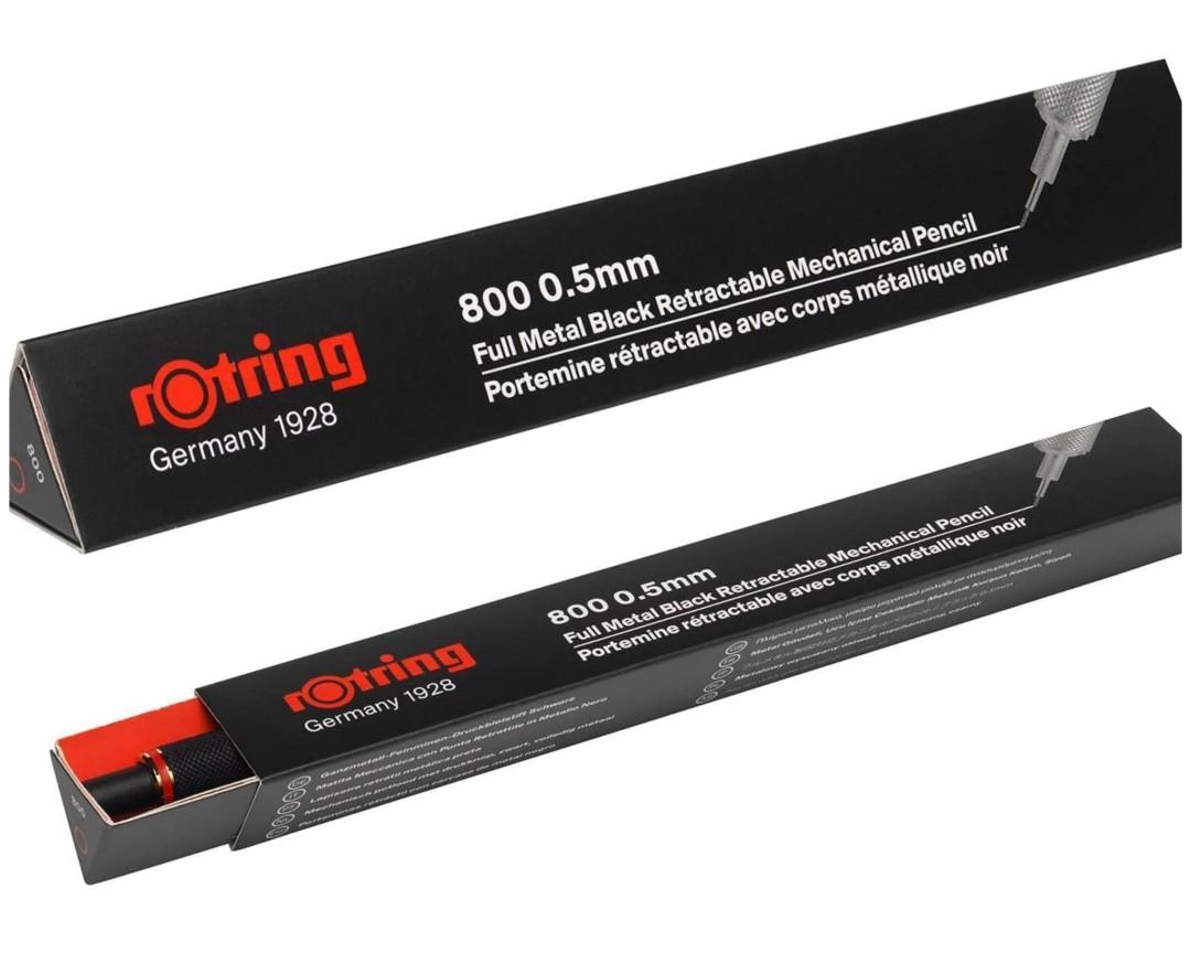 rOtring 800 Retractable Mechanical Pencil 0.5 mm Black Barrel. Pen ...
