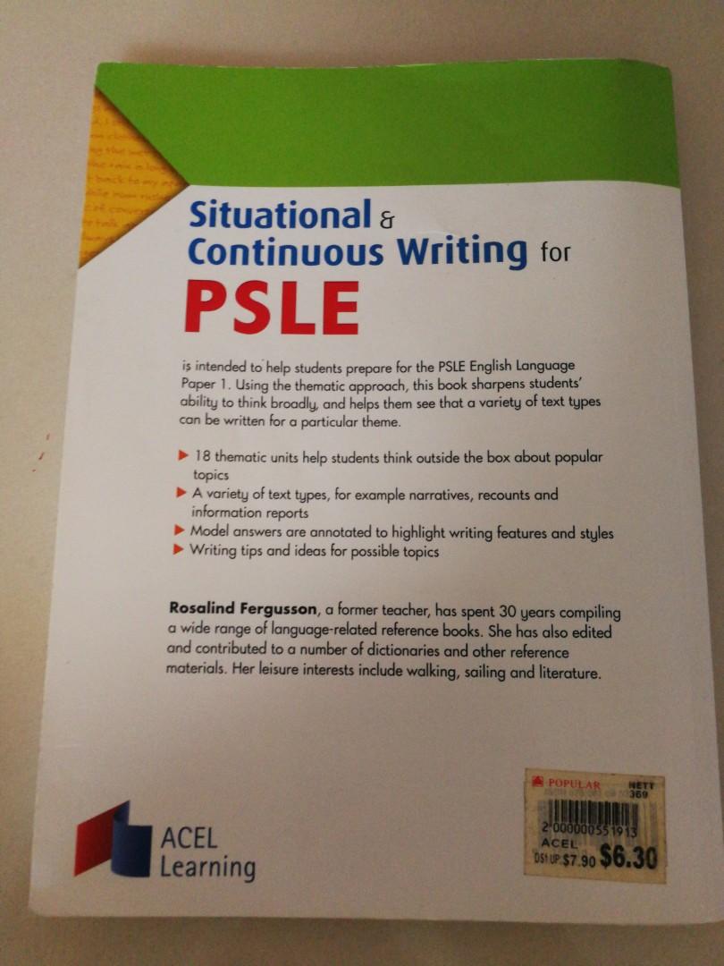 situational and continuous writing for PSLE, Hobbies & Toys, Books ...
