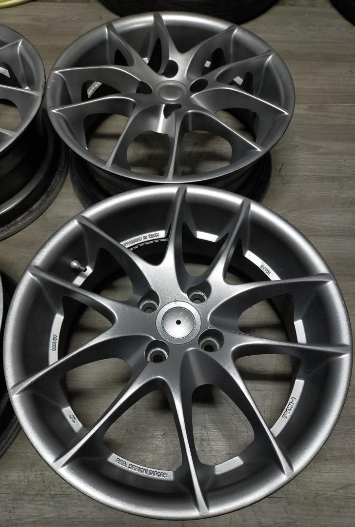 Sport Rim 16 inch 4x100 Wira Satria Myvi Alza Vios Jazz City Almera ...