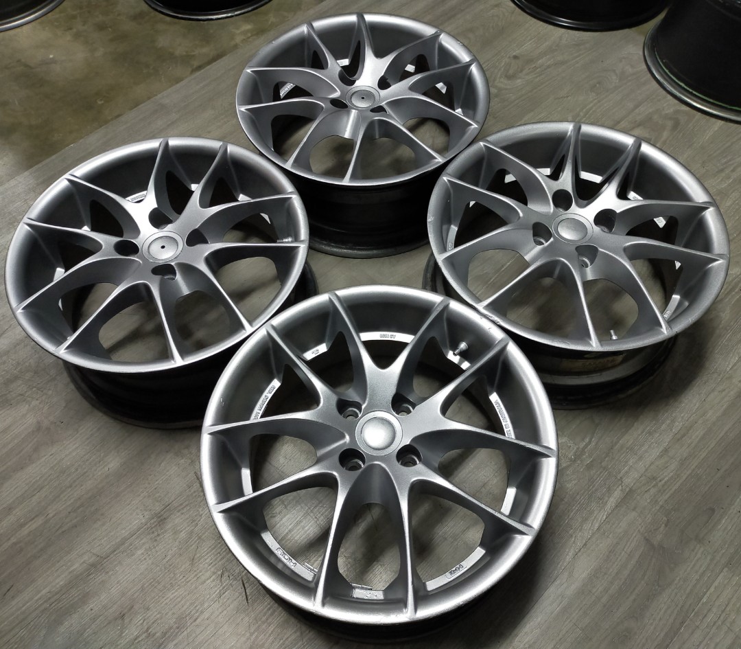 Sport Rim 16 inch 4x100 Wira Satria Myvi Alza Vios Jazz City Almera ...
