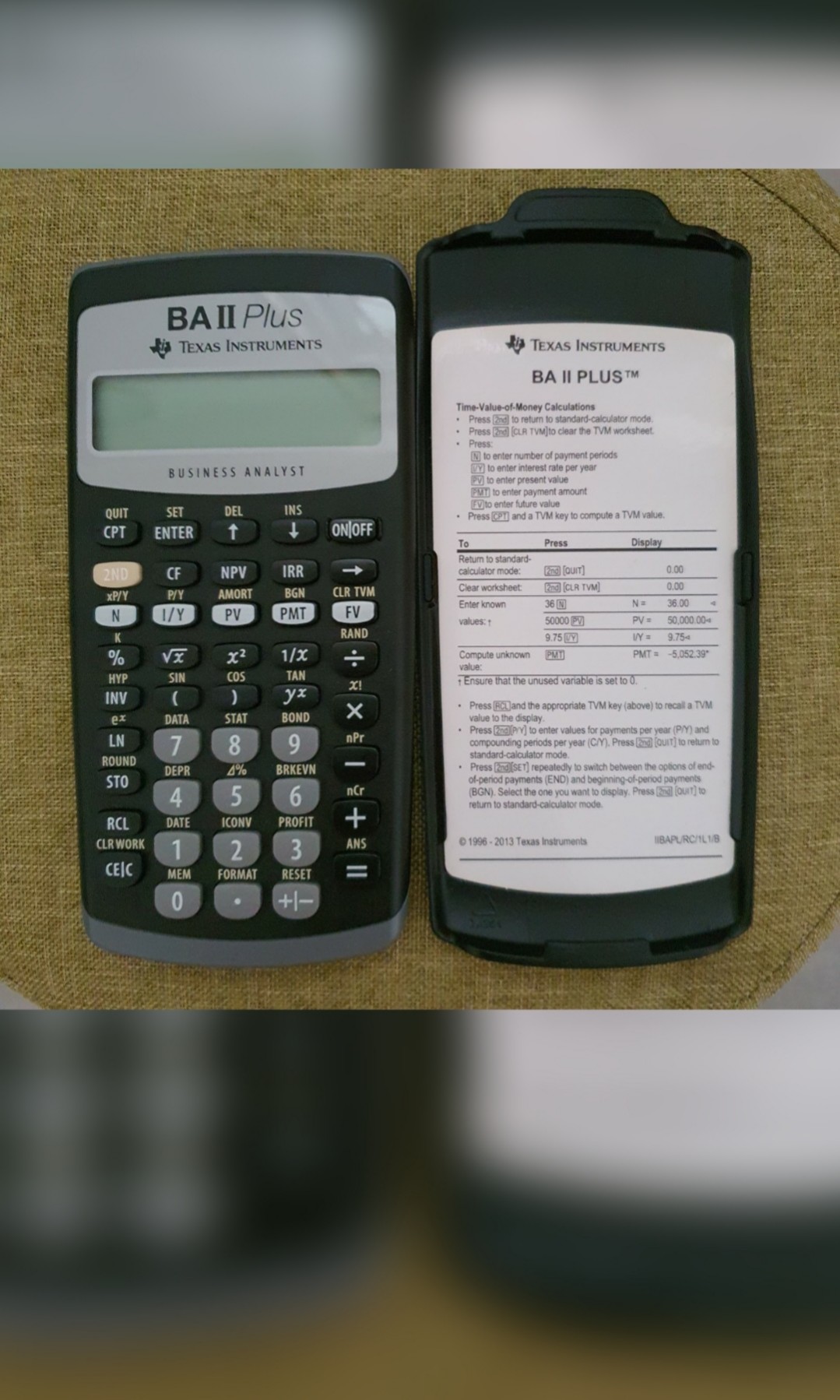 Texas Instruments BA II Plus, Mobile Phones & Gadgets, Mobile Phones ...