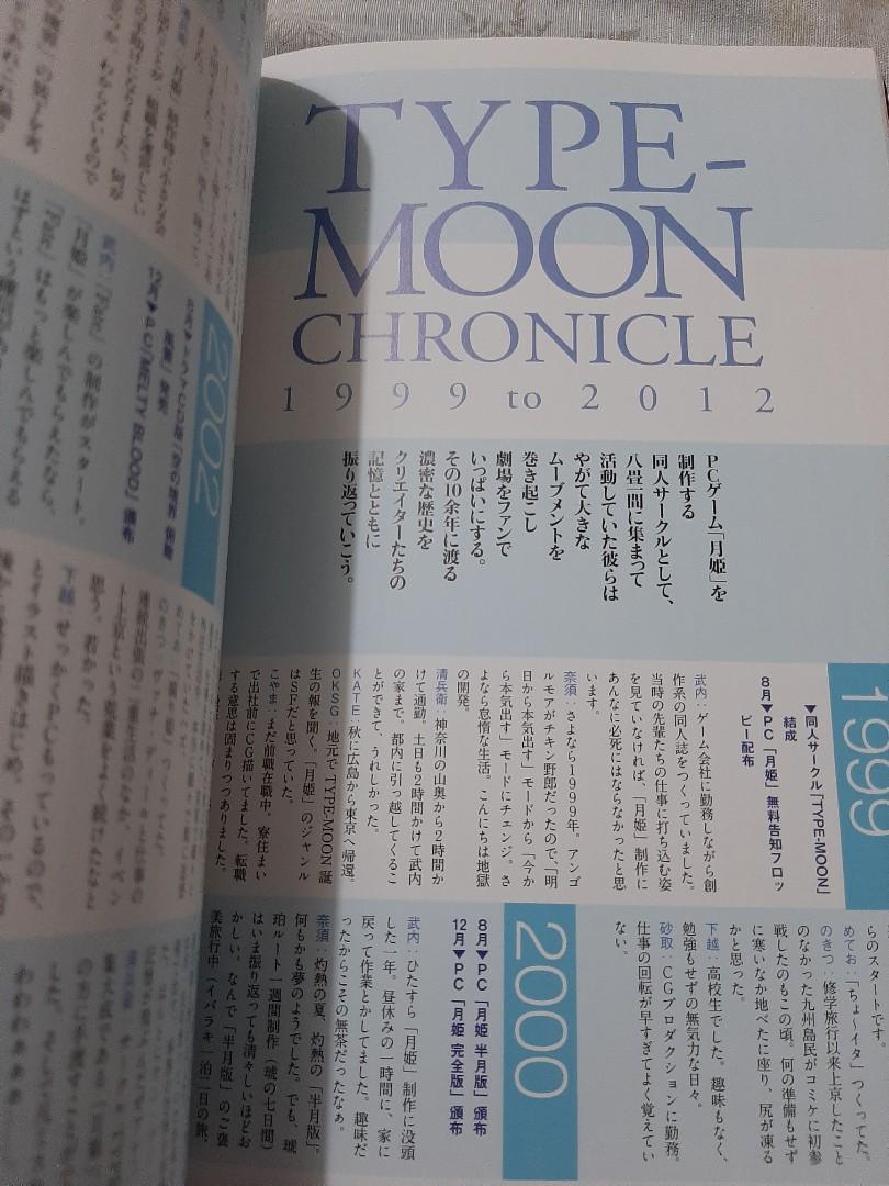 Type moon 10th anniversary phantasm, Hobbies & Toys, Books & Magazines ...