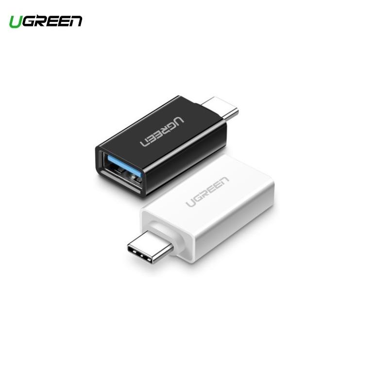 UGREEN (US173) USBC / Type-C (Male) to USB-A (Female) Adapter (Black or ...