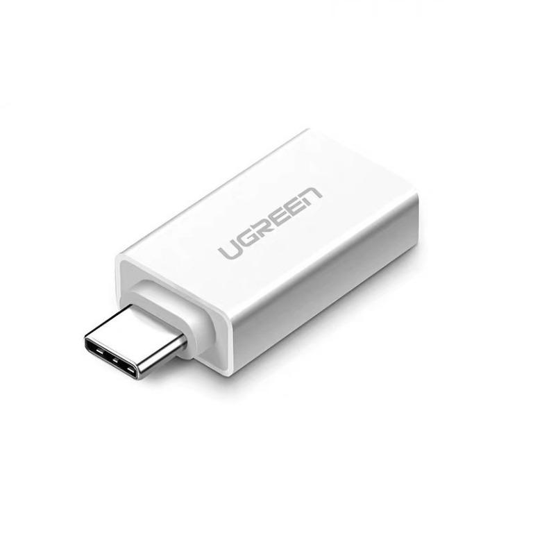 UGREEN (US173) USBC / Type-C (Male) to USB-A (Female) Adapter (Black or ...