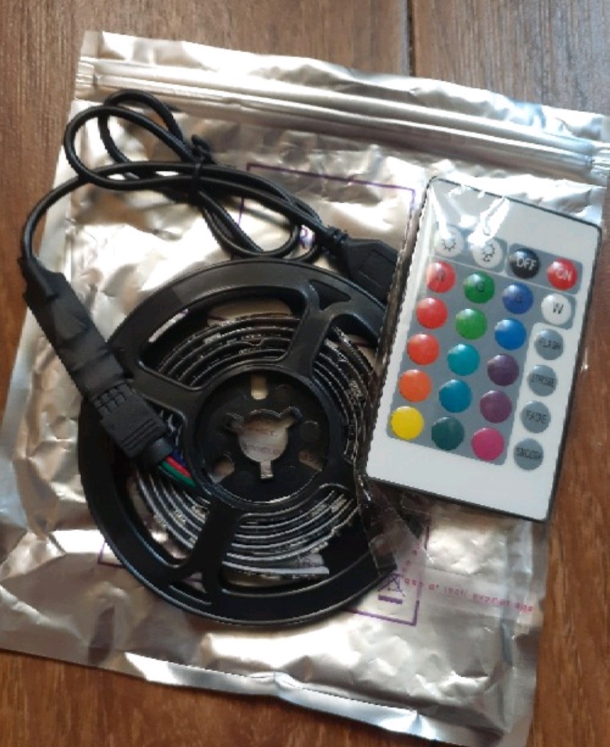 USB led fairy strip light RGB, Furniture & Home Living, Home Decor, Other Home Decor on Carousell