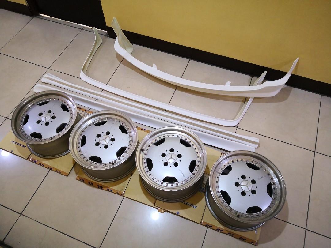 W123 AMG 4 pcs Spoiler Kit. New replica, Car Parts & Accessories, Body ...