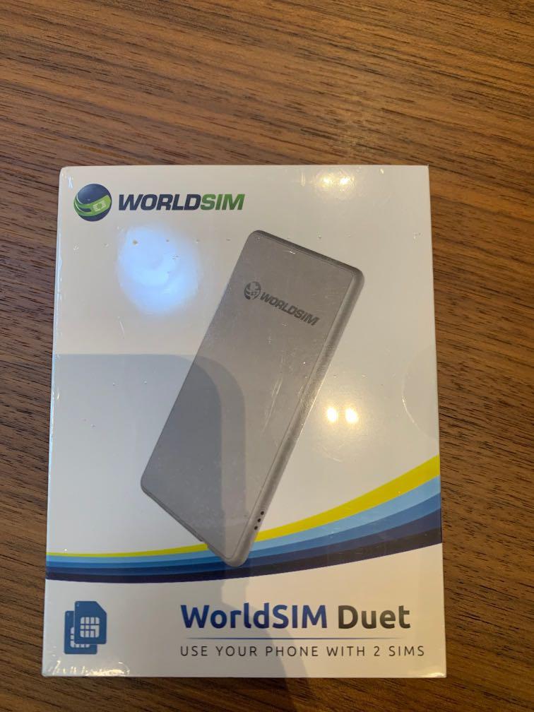 WorldSIM Duet using bluetooth for 2 SIM card, Mobile Phones & Gadgets ...